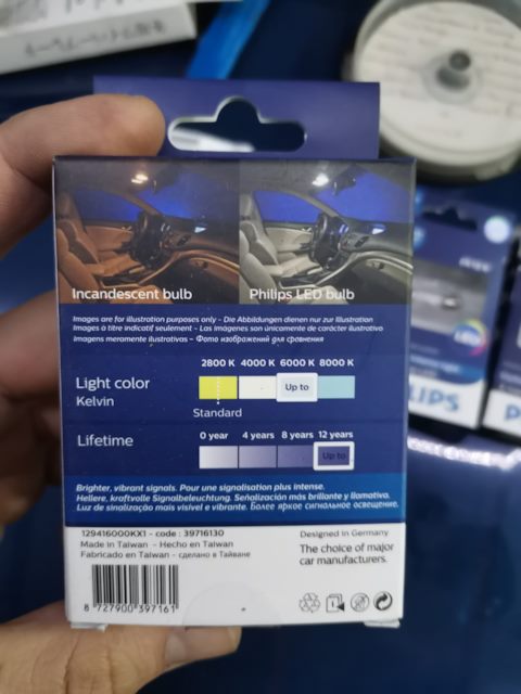 129416000KX1 Лампа Fest X-treme Vision LED 30мм 12941 6000K X1 (1шт ...