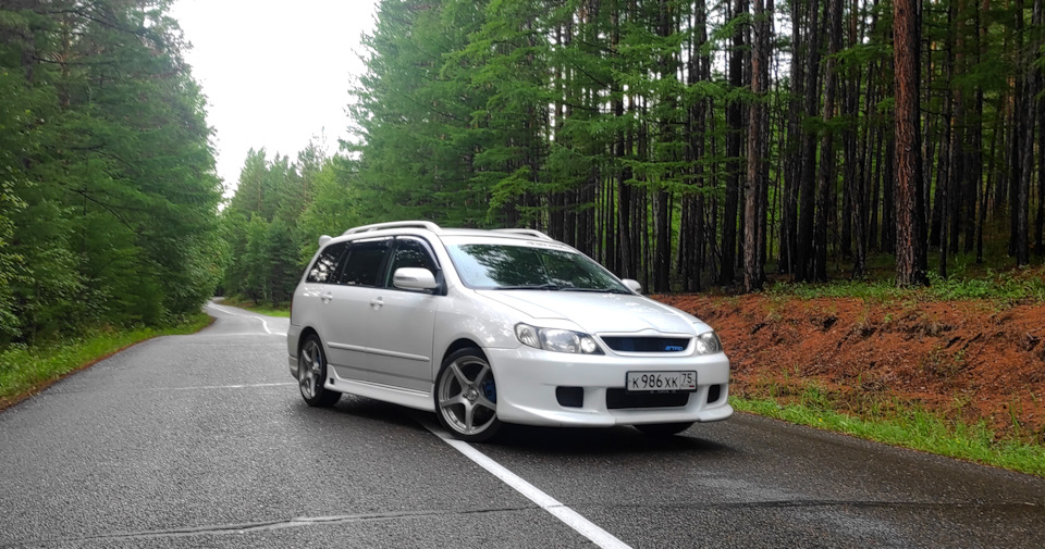 K-racing Axiac — Toyota Corolla Fielder (E120), 1,5 л, 2002 года ...