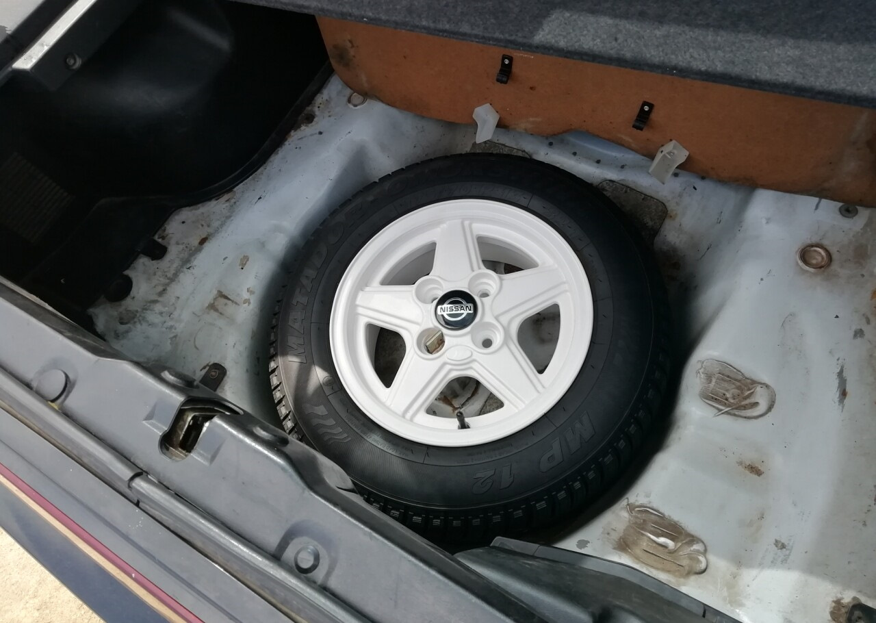 80% внешнего вида. Переобулись! — Nissan Sunny (B12), 1,6 л, 1989 года ...