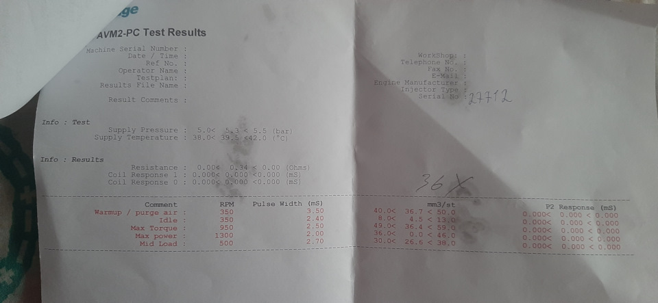 Тест стенда hartridge avm2-pc форсунок 1.9 TDI AVB (AJ) — Volkswagen ...