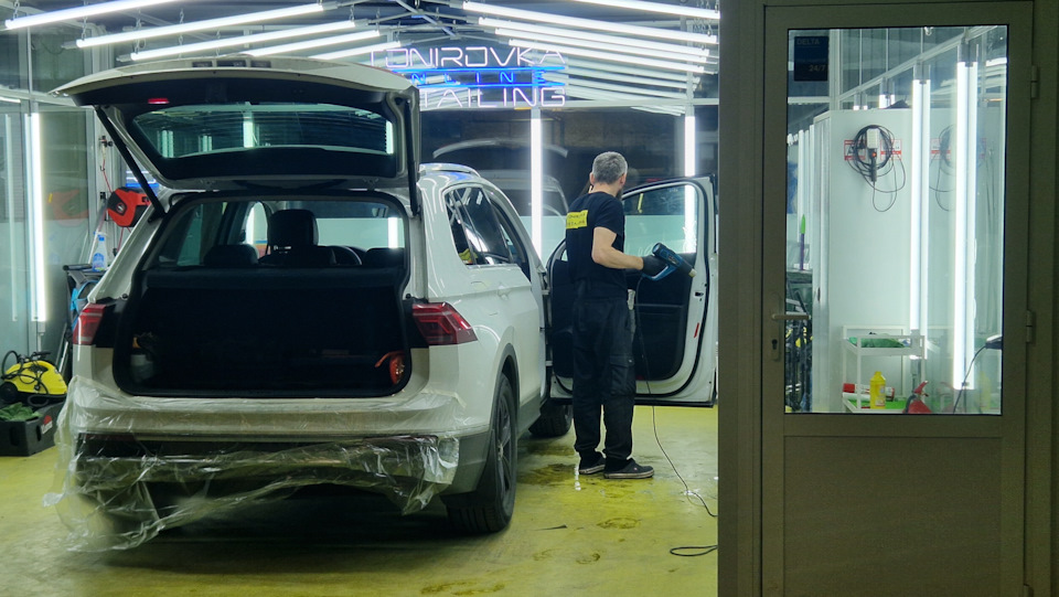Легкая тонировка и атермалка — Volkswagen Tiguan (2G), 1,4 л, 2021 года ...