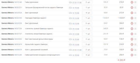 94515246 Клипса брызговика GM | Запчасти на DRIVE2