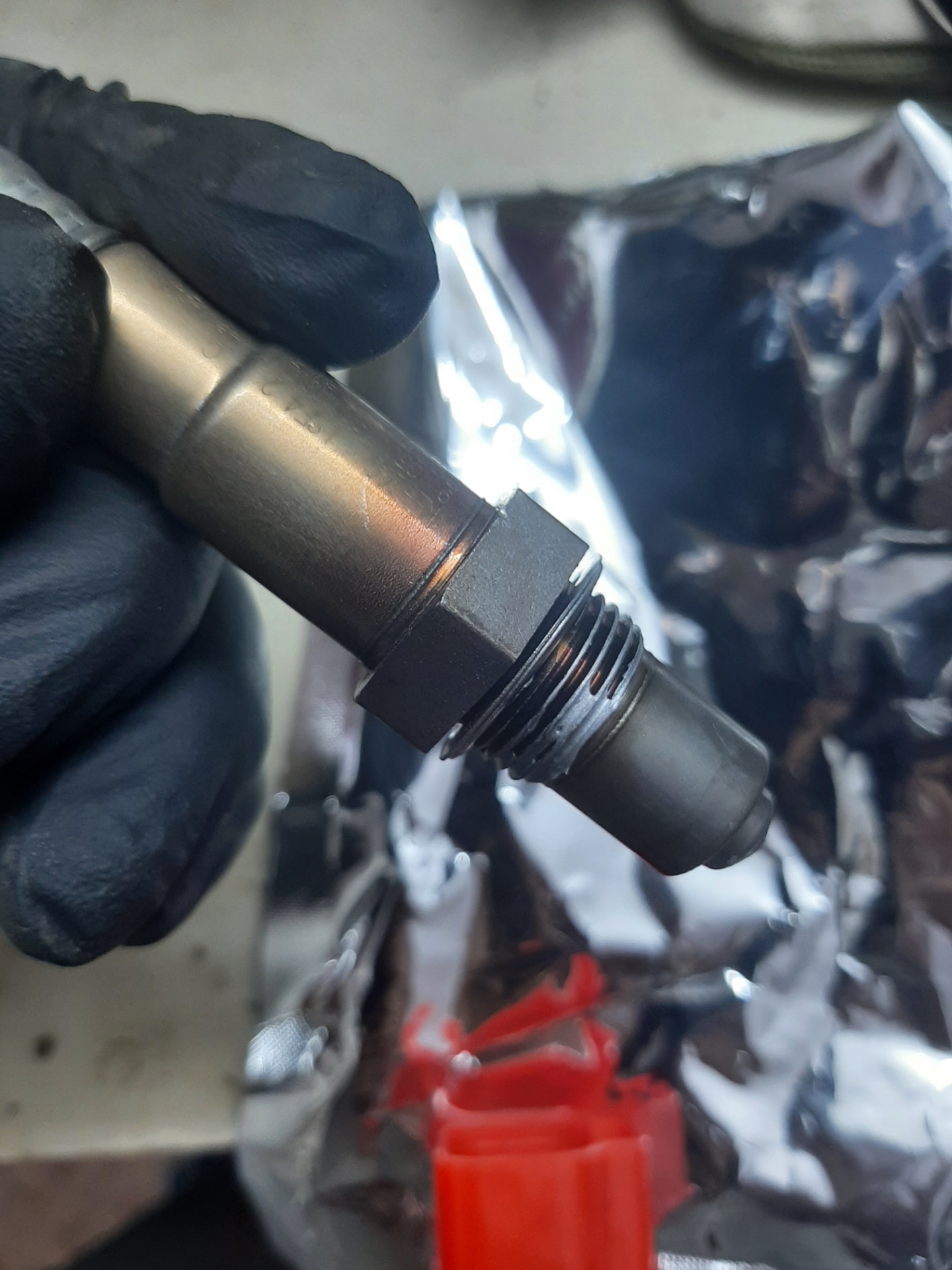 Замена кислородного датчика, проверка катализатора. — KIA Rio (2G), 1,4 ...