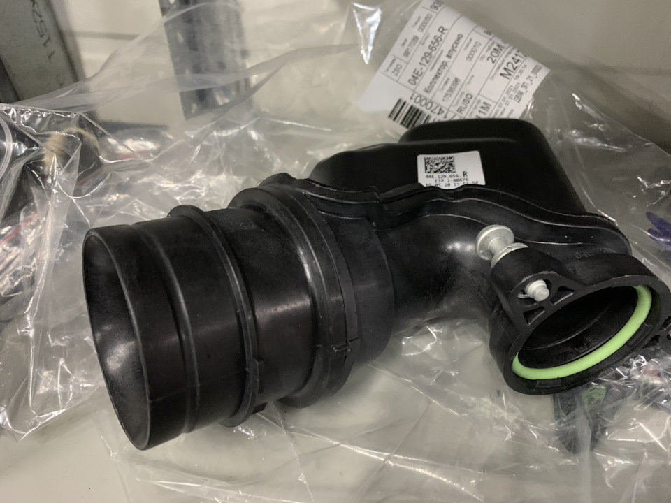 Замена впускного коллектора, уплотнительных резиновых колец и плановое ...