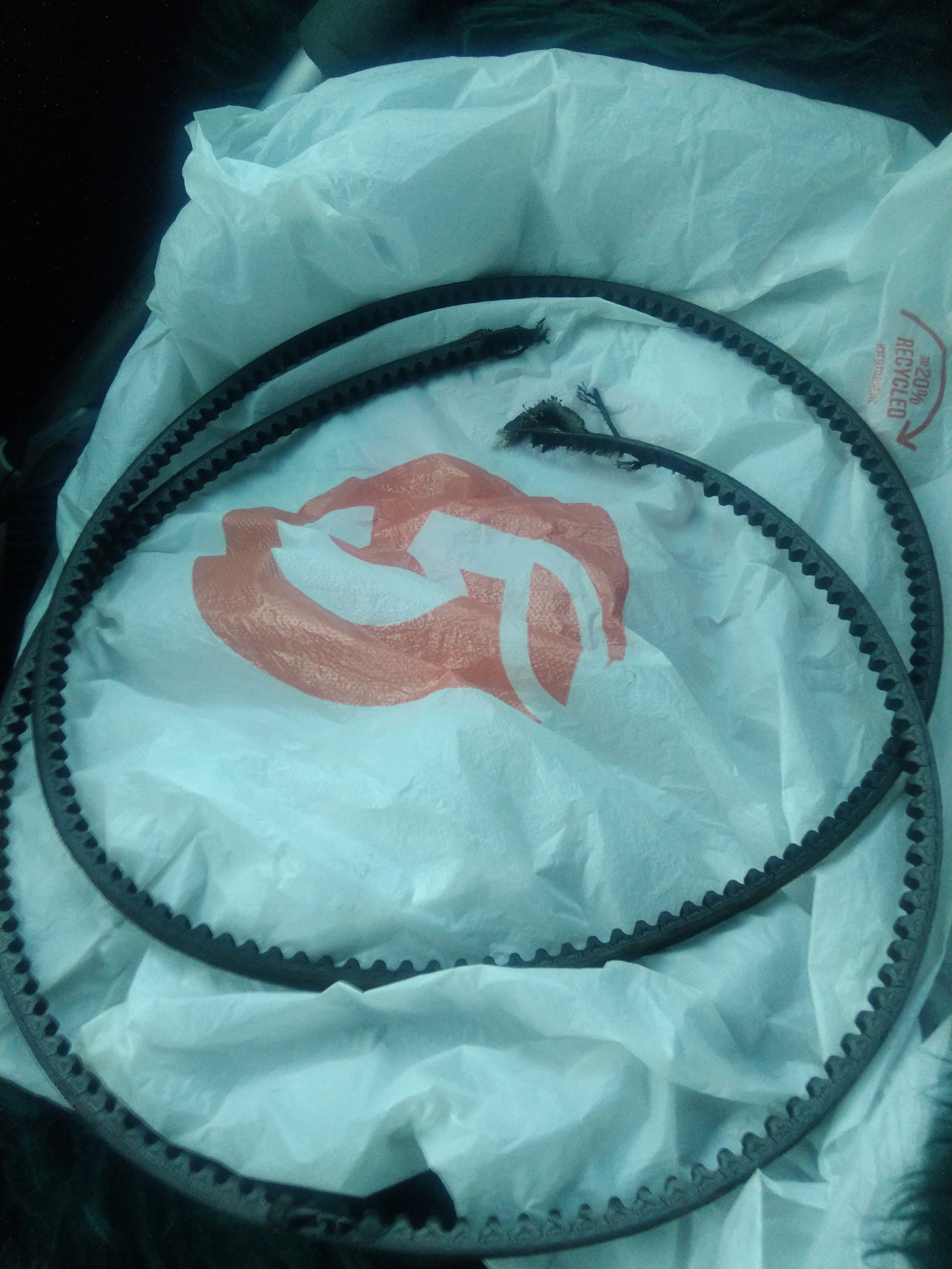 Замена приводных ремней. — Mitsubishi Pajero (4G), 3,2 л, 2012 года ...