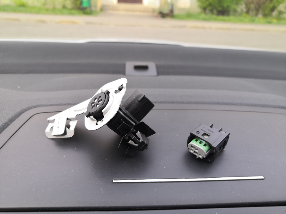 Установка датчика загрязнённости воздуха — Skoda Octavia RS A5 Mk2, 2 л ...