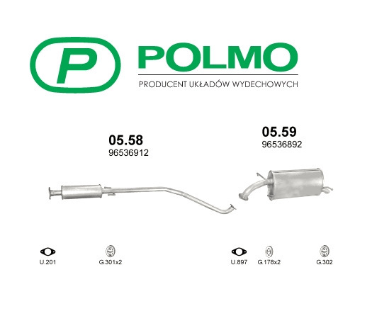 96536912 Резонатор (Aveo) Ижора GM | Запчасти на DRIVE2