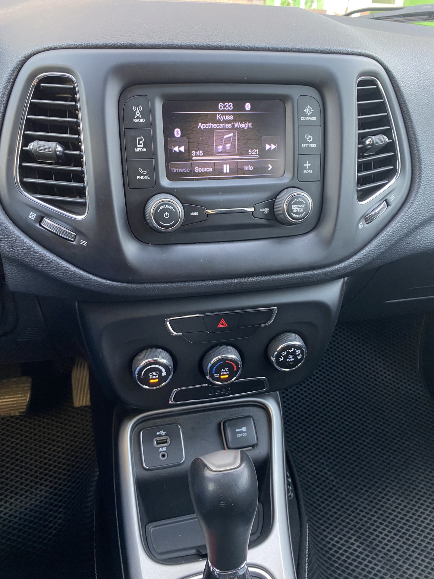 1. Uconnect 5" — Jeep Compass (2G), 2,4 л, 2018 года | автозвук | DRIVE2