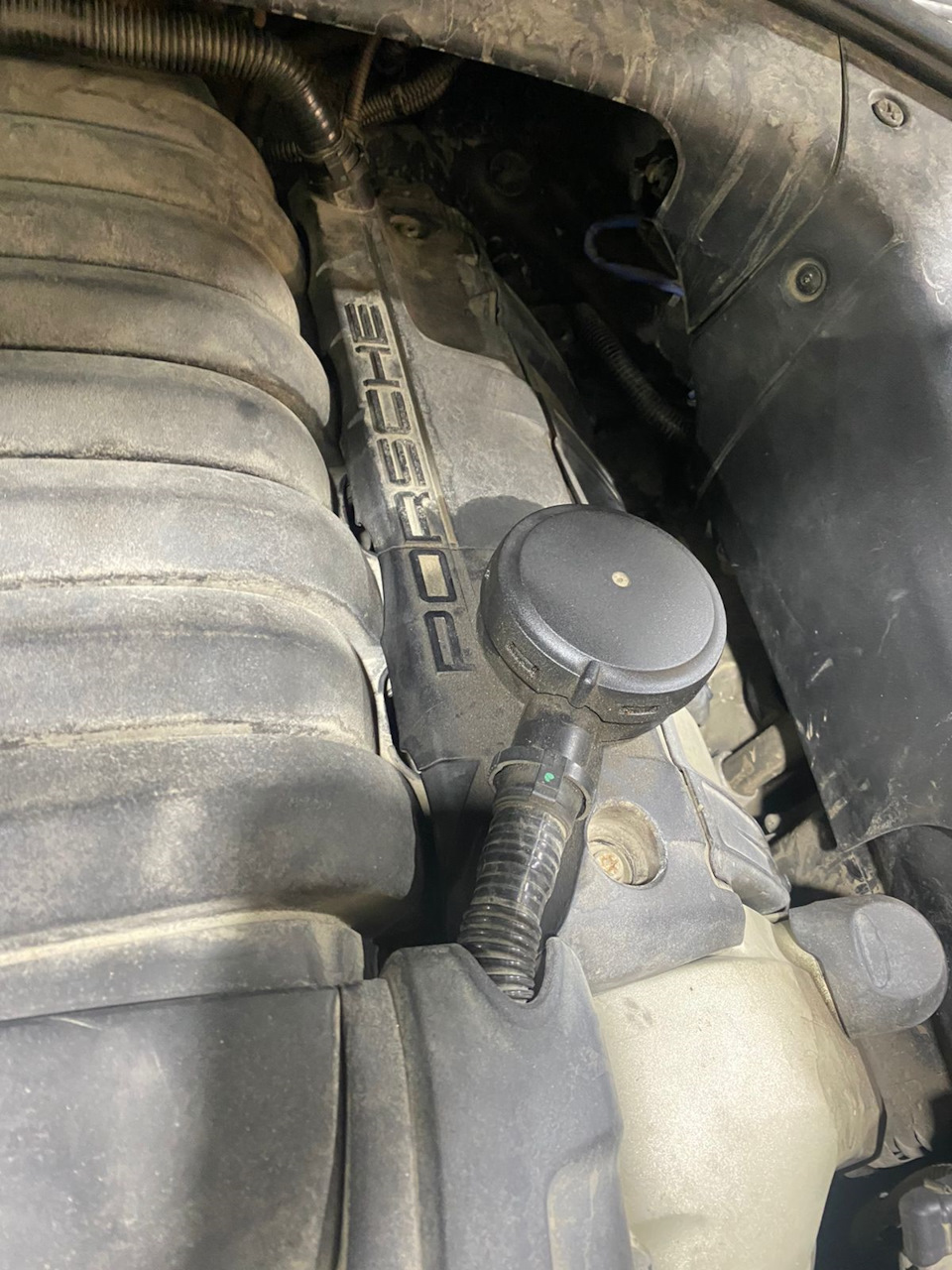 Замена Мембраны КВКГ — Porsche Cayenne (1G) 955/957, 4,8 л, 2008 года ...
