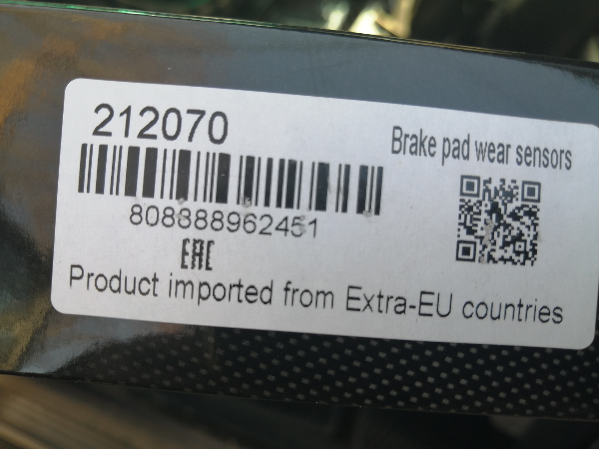 Датчики износа тормозных колодок — Mercedes-Benz G-Class (W463 1G), 3 л ...