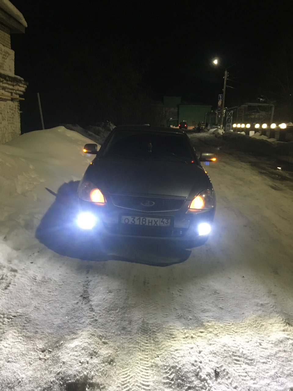 Диодные туманки — Lada Приора седан, 1,6 л, 2011 года | электроника ...