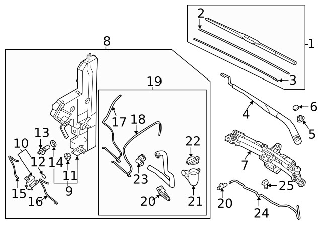 98521D9000 Датчик уровня жидкости бачка стеклоомывателя KIA HYUNDAI ...