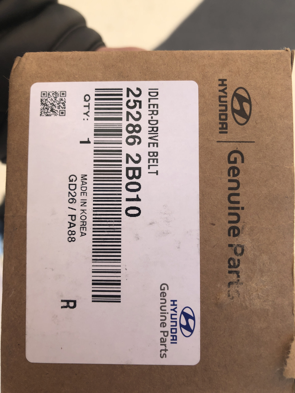 252862B010 ШКИВ НАТЯЖИТЕЛЯ РЕМНЯ ГРМ KIA HYUNDAI | Запчасти на DRIVE2