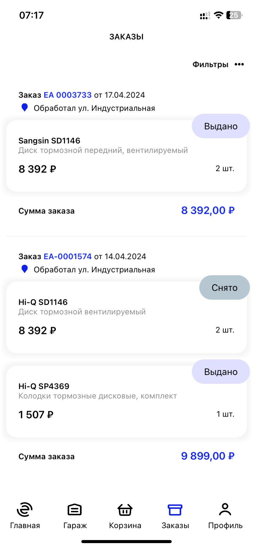 SD1146 Диск тормозной передний для Kia Sportage 2015-2020 SANGSIN ...