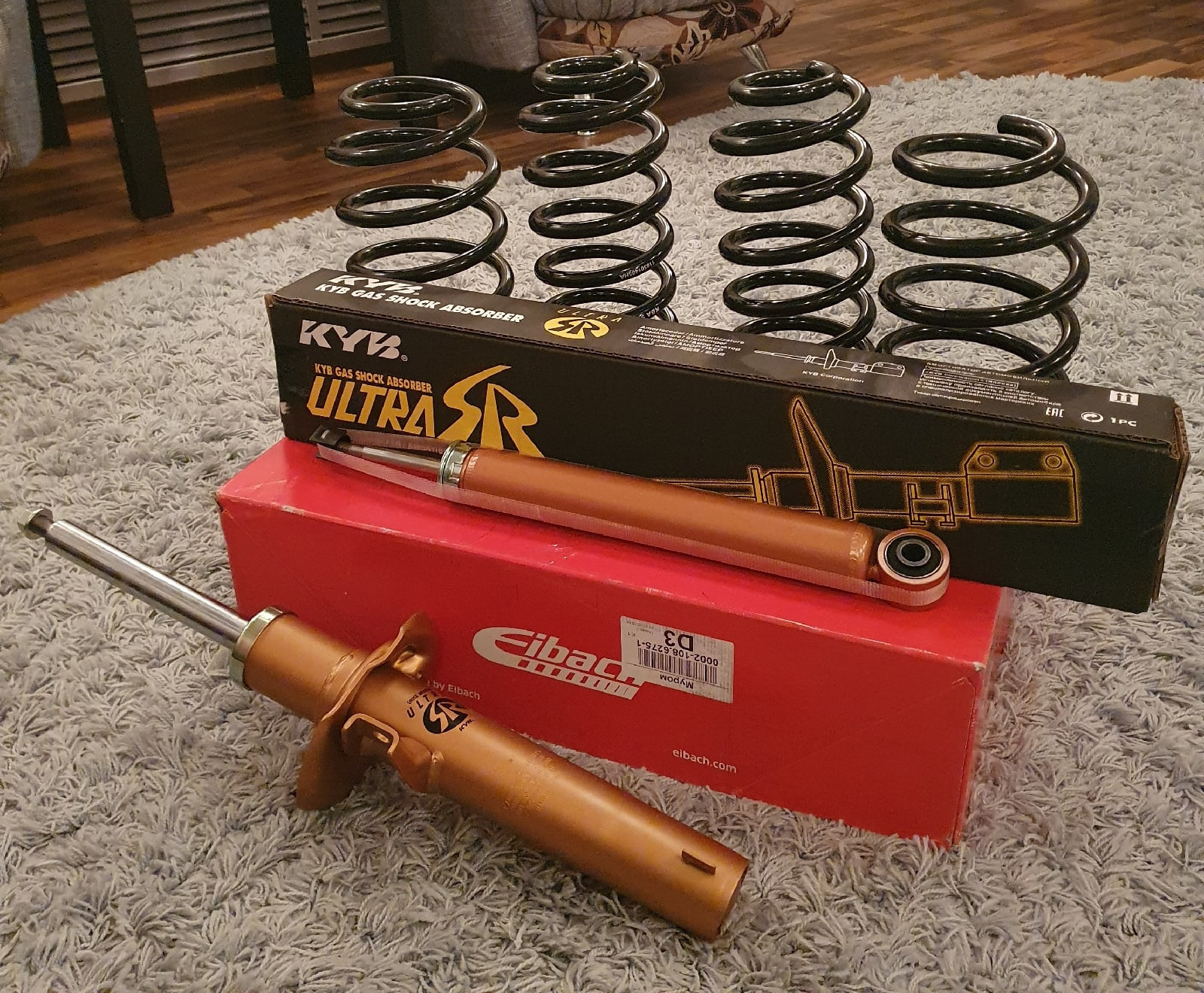 [19] Kayaba ultra sr + Eibach pro kit — 30 — Volkswagen Jetta VI, 1,4 л ...