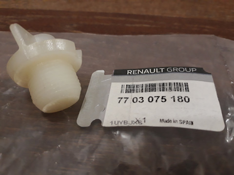 7703075180 Пробка м18х150 заливная кп RENAULT | Запчасти на DRIVE2