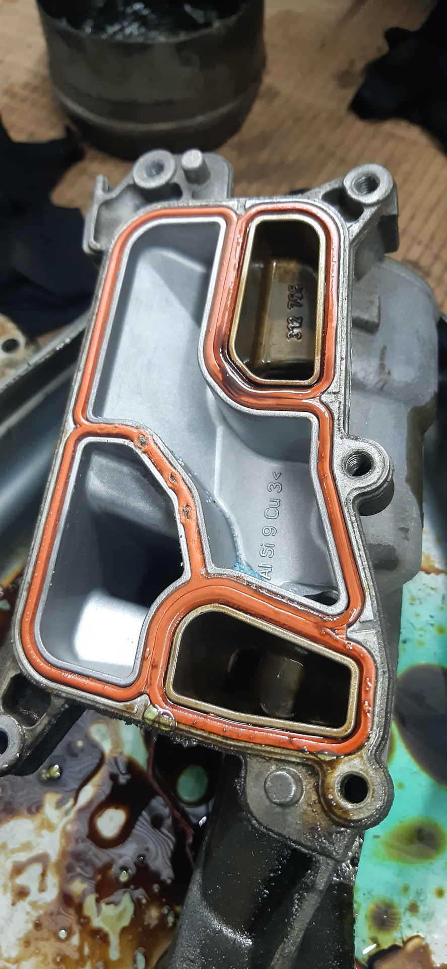 W164.186 прокладки теплообменника. — Mercedes-Benz M-Class (W164), 3,5 ...