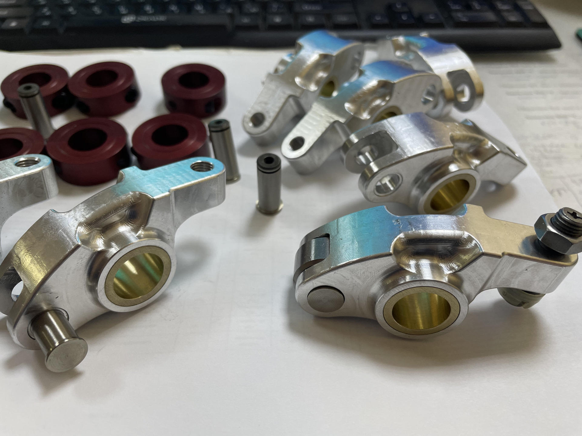 Billet roller rocker BMW M10 (Готовы роликовые рокера для BMW M10) — DRIVE2