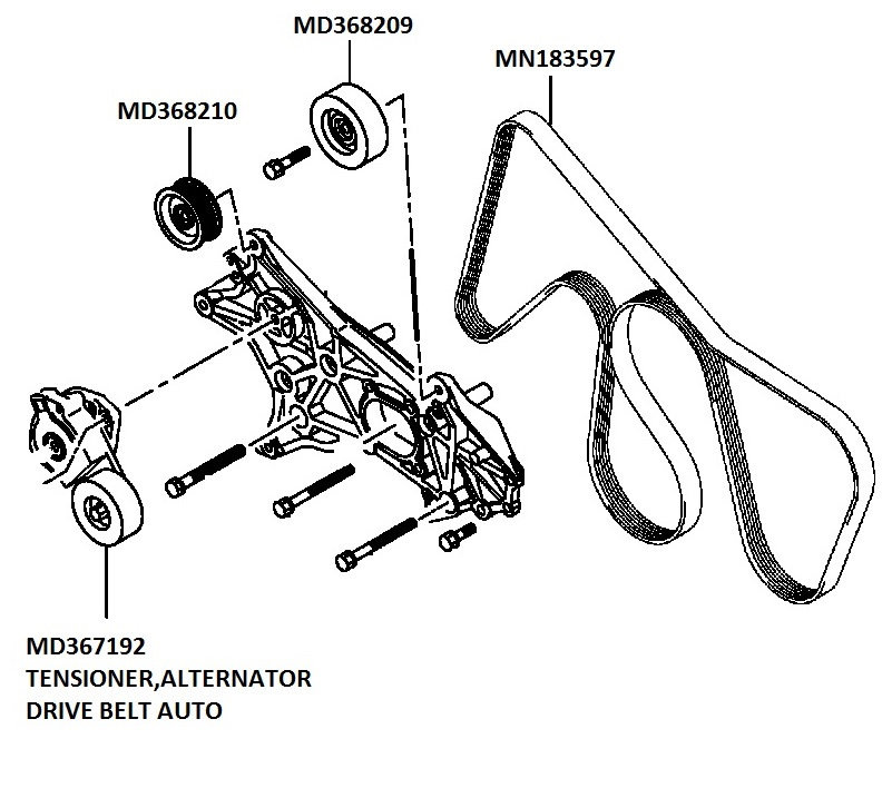 Запчасти для замены ремней ГРМ/навесного и помпы. Приспособа для ...