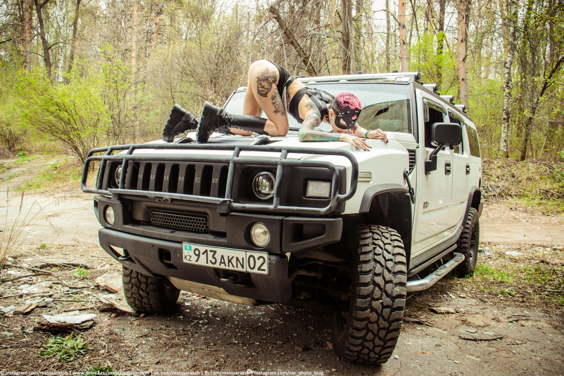 Киска и ХомякЪ — Hummer H2, 6 л, 2004 года | фотография | DRIVE2