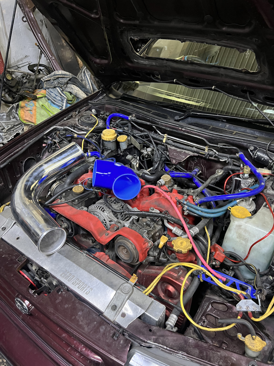 Очень холодный впуск — Subaru Legacy (BC/BJ/BF), 2 л, 1992 года ...