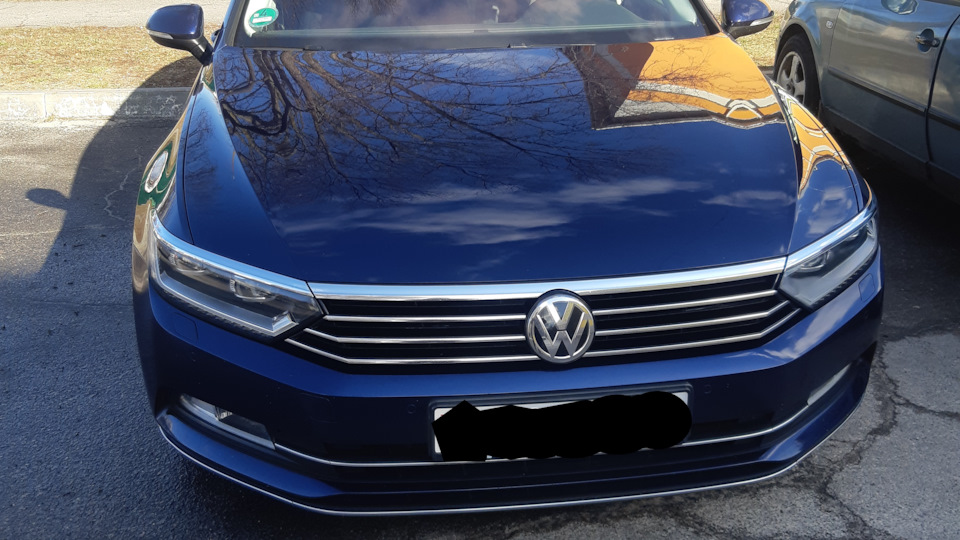 Volkswagen Passat B8 2.0 дизельный 2017 | Atlantic Blue Metallic на DRIVE2