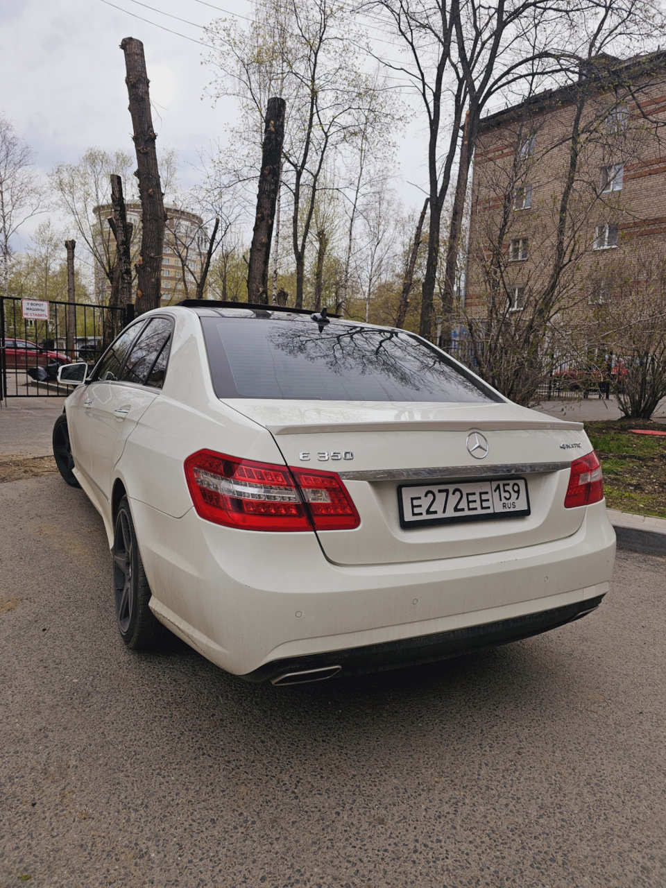 Спойлер на w212 — Mercedes-Benz E-Class (W212), 3,5 л, 2010 года ...