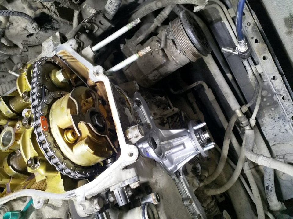Замена цепи ГРМ и муфты VVTI итог — Toyota Land Cruiser Prado 120 ...