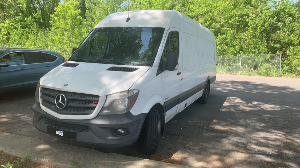 Тяжело лошадке, но работает — Mercedes-Benz Sprinter (2G), 5,3 л, 2015 ...