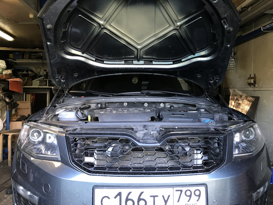 Замена опоры двигателя — Skoda Octavia Rs A7 Mk3 2 л 2015 года