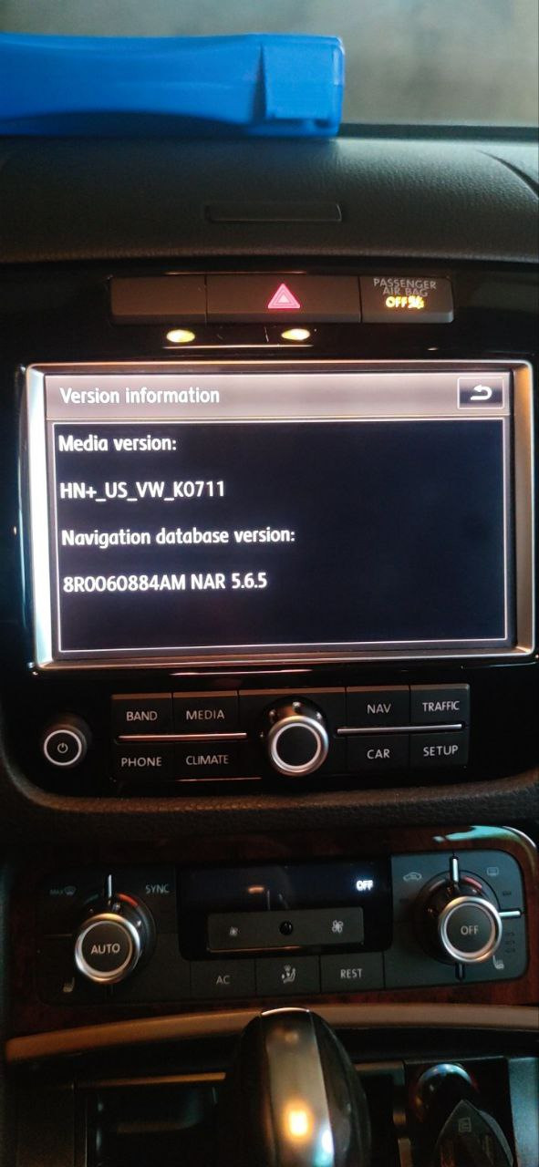 Русификация RNS 850 USA (США) — Volkswagen Touareg (2G), 3,6 л, 2013 ...