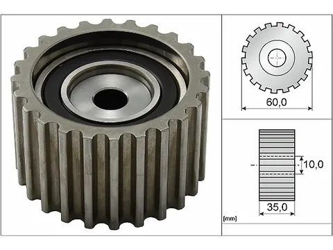 532008520 Направляющий ролик INA | Запчасти на DRIVE2