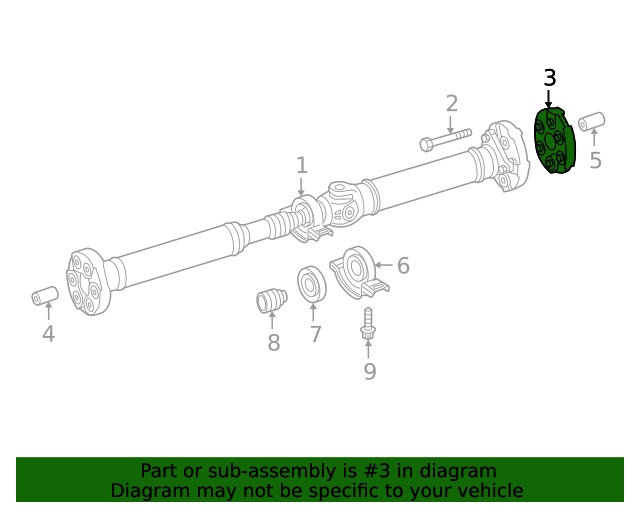 A2104110415 Муфта вала карданного Mercedes | Запчасти на DRIVE2