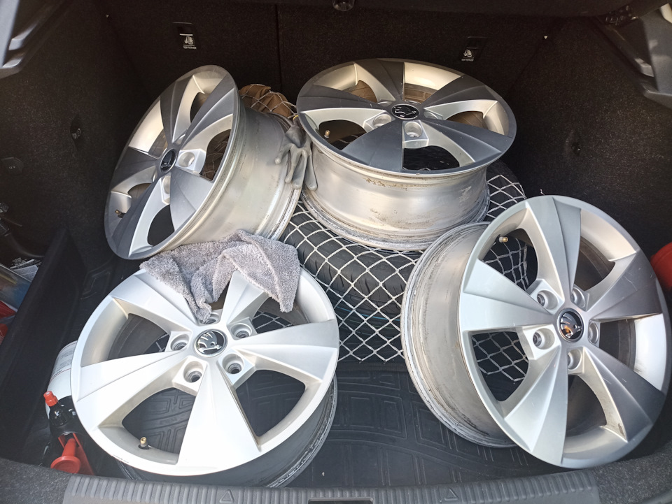 Диски 16’’ — Skoda Octavia A7 Mk3, 1,6 л, 2016 года | колёсные диски ...