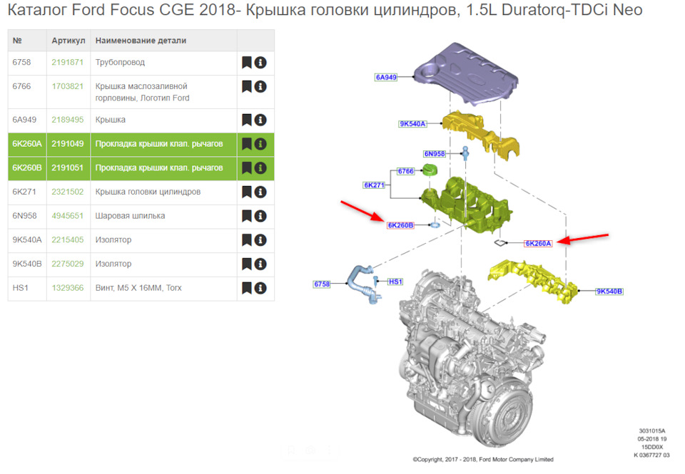 Замена комплекта ремня ГРМ на двигателе 1.5 и сопутствующего Форд Фокус ...