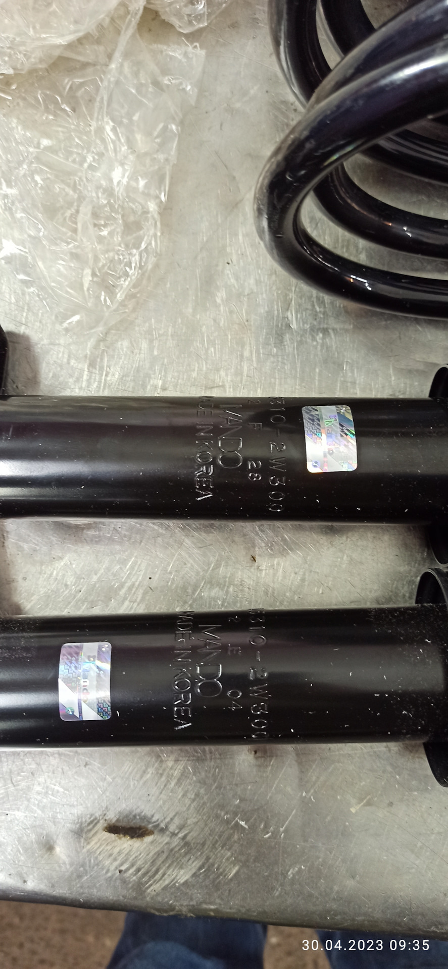 №9. Пружины+3см в круг, задние амортизаторы — Hyundai Santa Fe (3G), 2 ...