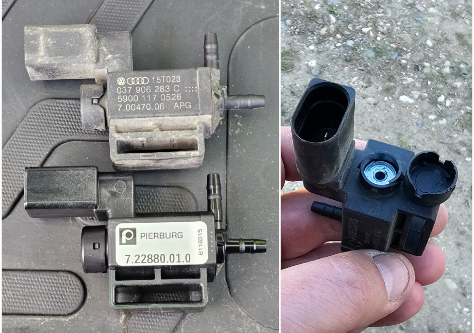 P2015. Третья замена клапана — Volkswagen Tiguan (1G), 2 л, 2016 года ...