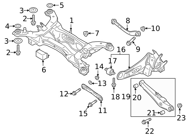 4113A219 Lower Control Arm Bushing Mitsubishi | Запчасти на DRIVE2