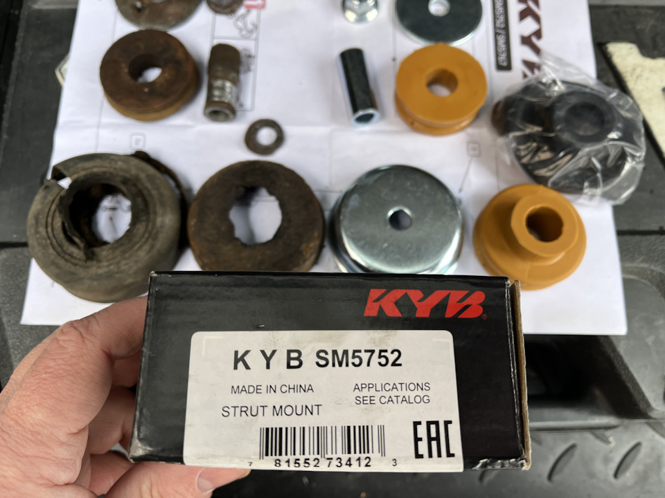 Замена чашек и отбойников на задних стойках!🤓 — BMW X1 (E84), 2 л, 2013 ...