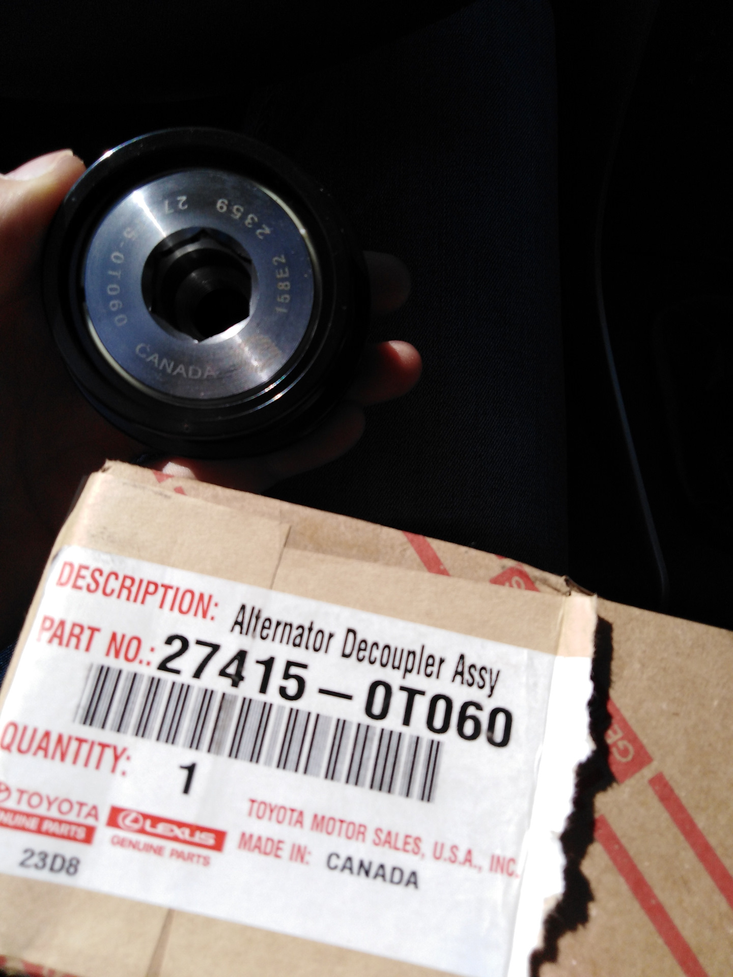 Подъехали запчасти для ТОшечки — Toyota Corolla (140/150), 1,6 л, 2007 ...