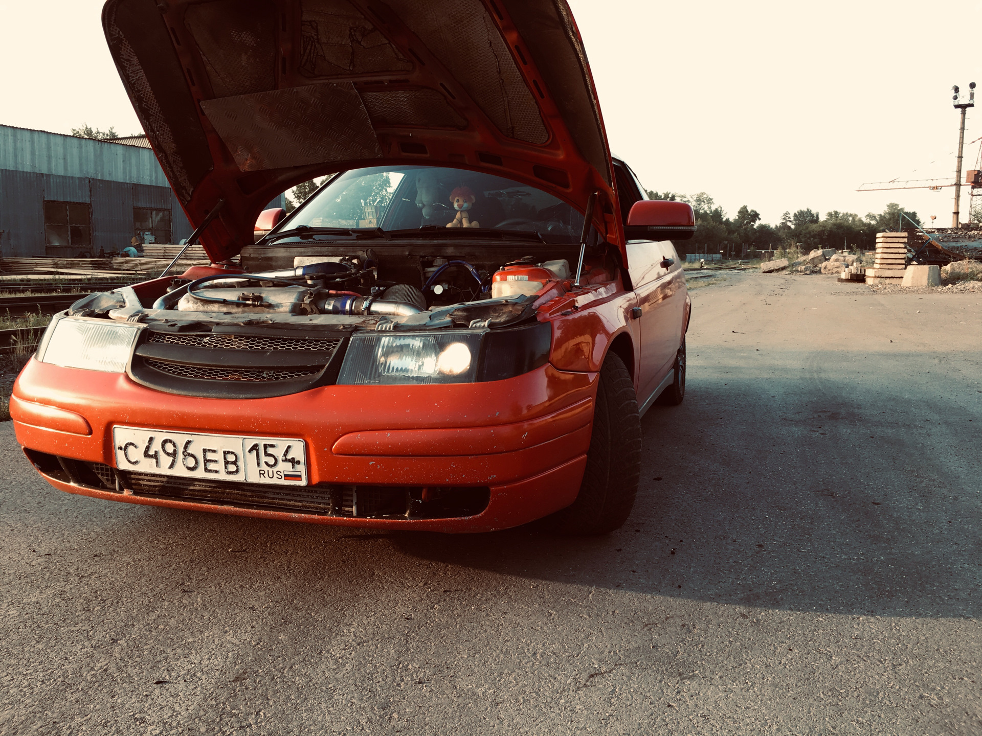 Стык глушителя, подводные камни. — Toyota Corolla (110), 1,6 л, 1998 ...