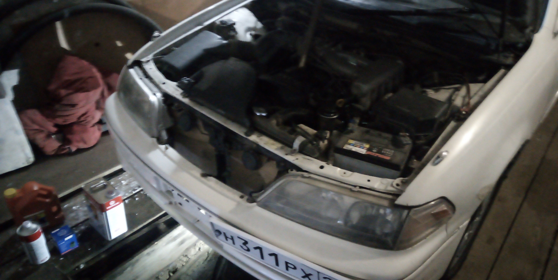 Замена масло тотачи 5в30 синтетика — Toyota Mark II (100), 2,5 л, 1998 ...
