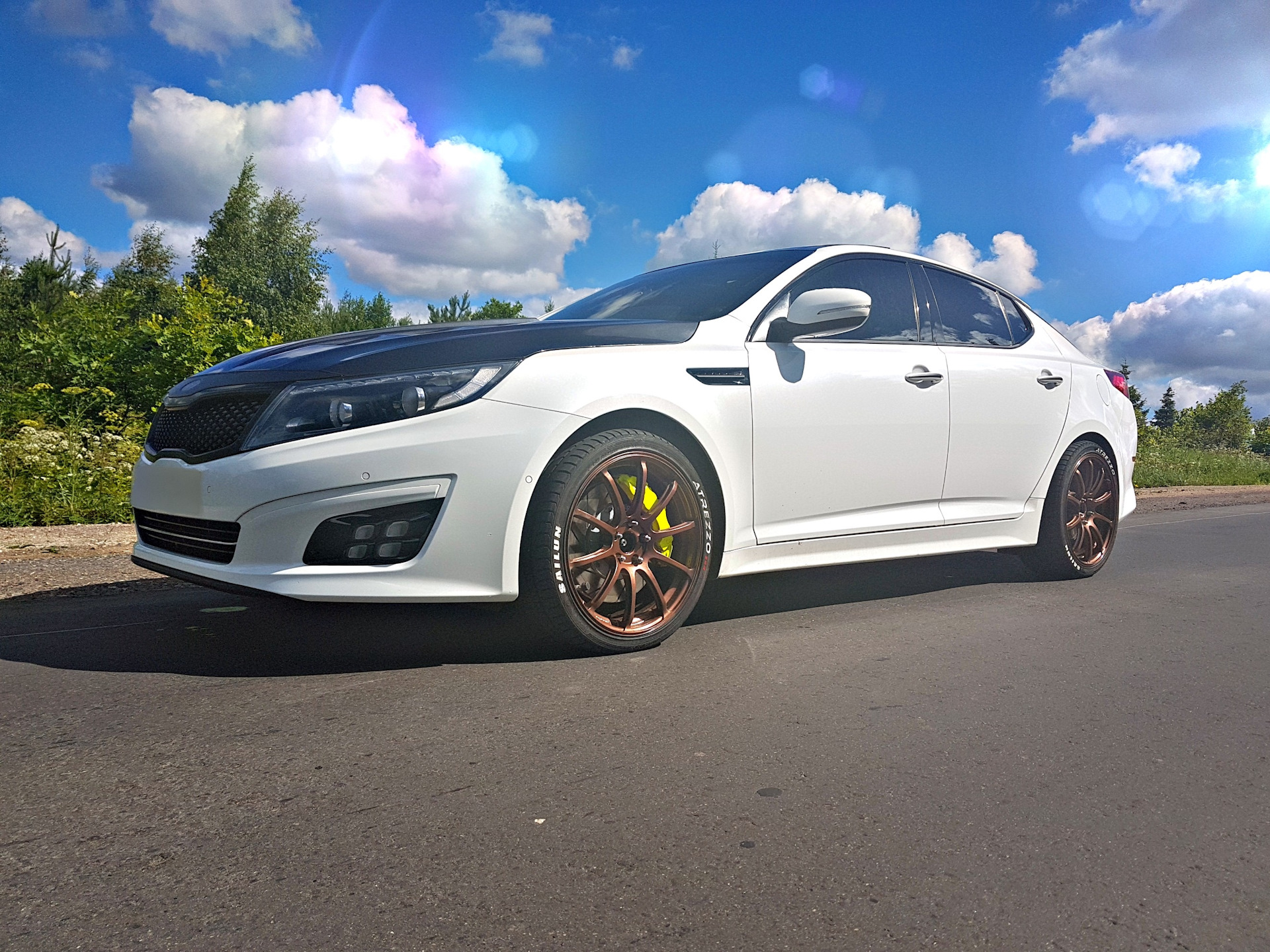 Фото — KIA Optima (3G), 2 л., 2013 года | фотография | DRIVE2