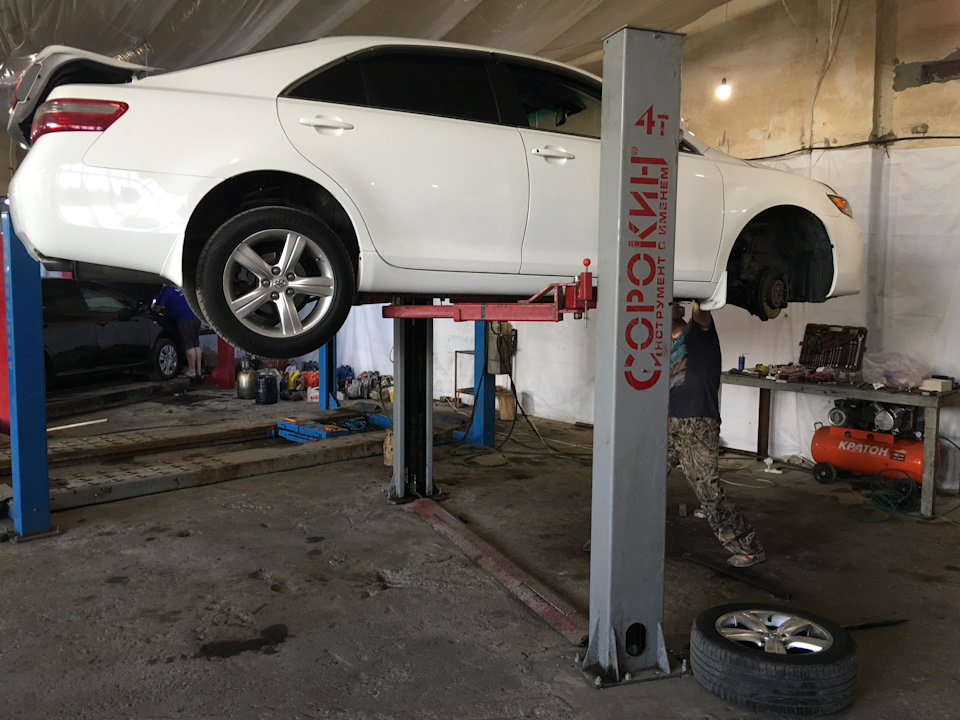 Ремонт ходовой части — Toyota Camry (XV40), 2,4 л, 2011 года | своими ...