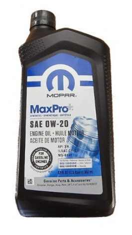68523994AA Масло моторное синтетическое Chrysler | Запчасти на DRIVE2