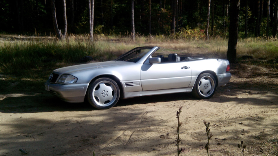 Покатался. Август 2022. — Mercedes-Benz SL-Class (R129), 3 л, 1991 года ...