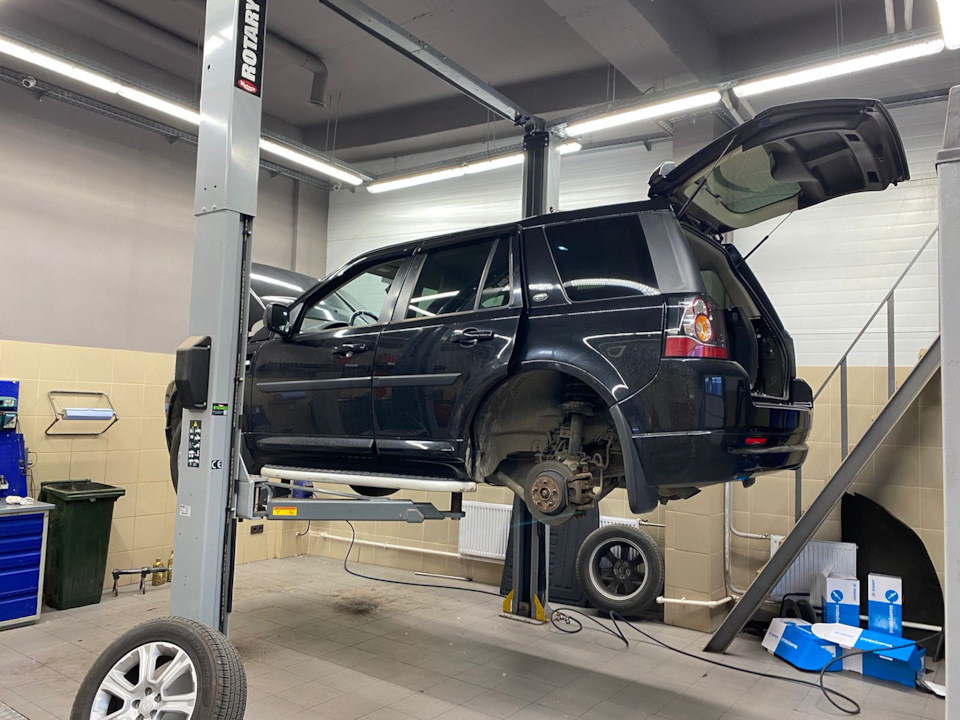 Ревизия подвески после зимы+ТО — Land Rover Freelander 2, 2,2 л, 2013 ...