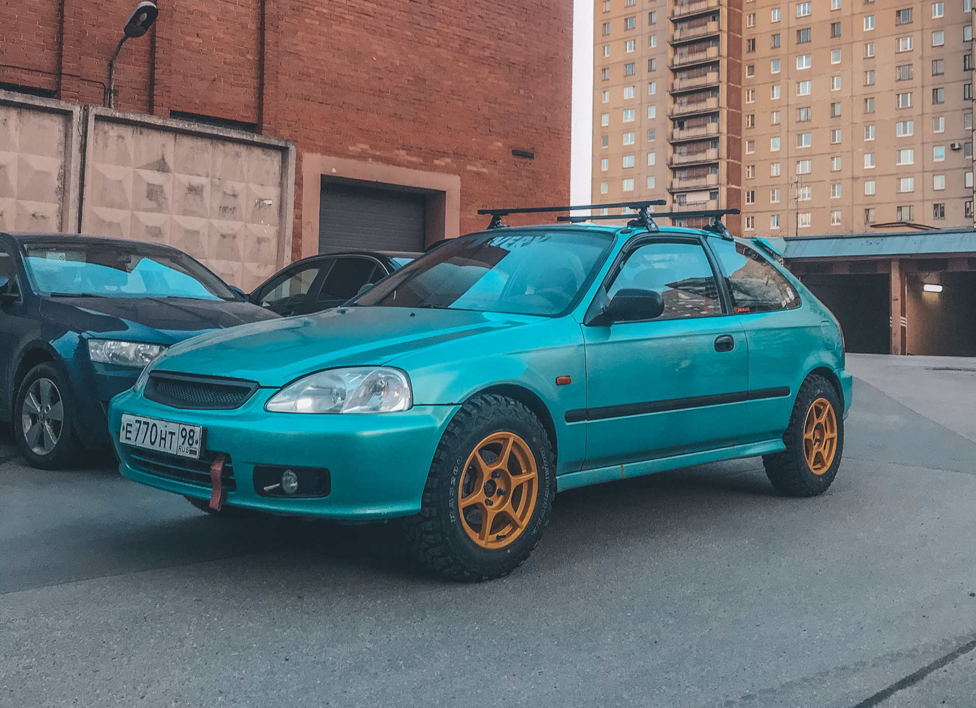 Off-road Civic. Начинаем — Honda Civic Hatchback (6G), 1,4 л, 1999 года ...