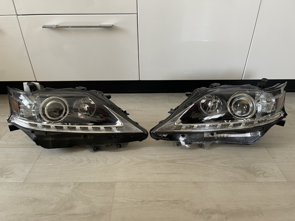 Рестайлинговые адаптивные фары AFS на дорестайлинг — Lexus RX (3G), 3,5 ...