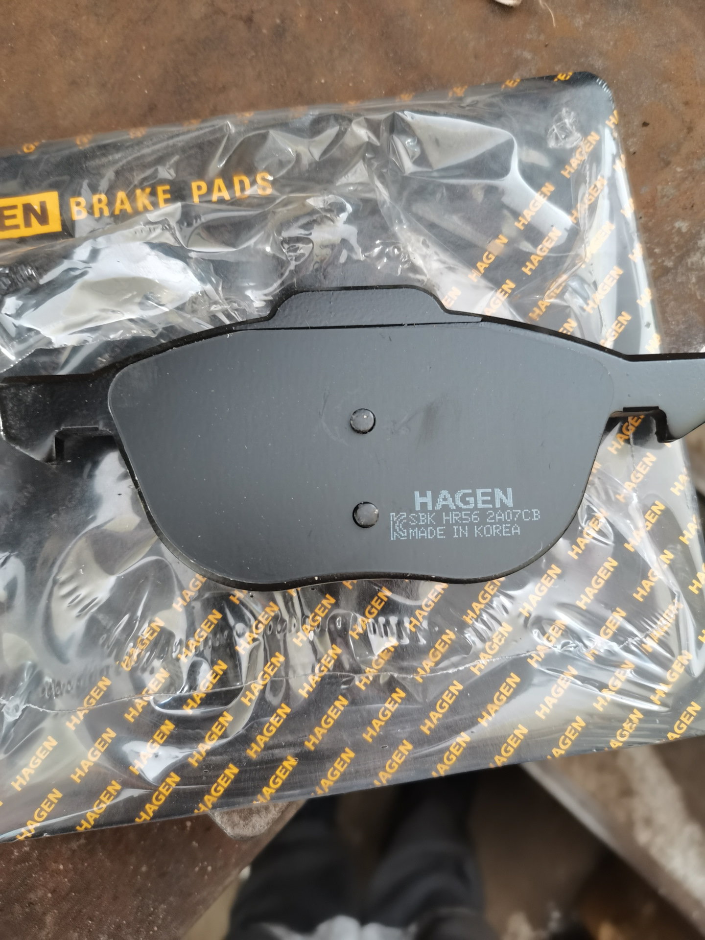 Передние колодки HAGEN GP1260 — Honda Accord (7G), 2 л, 2007 года ...